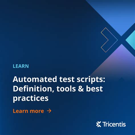 Automated Test Scripts Definition Tools And Best Practices Tricentis