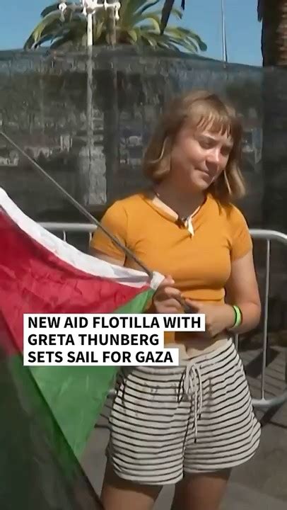 New Aid Flotilla With Greta Thunberg Sets Sail For Gaza Afp Shorts