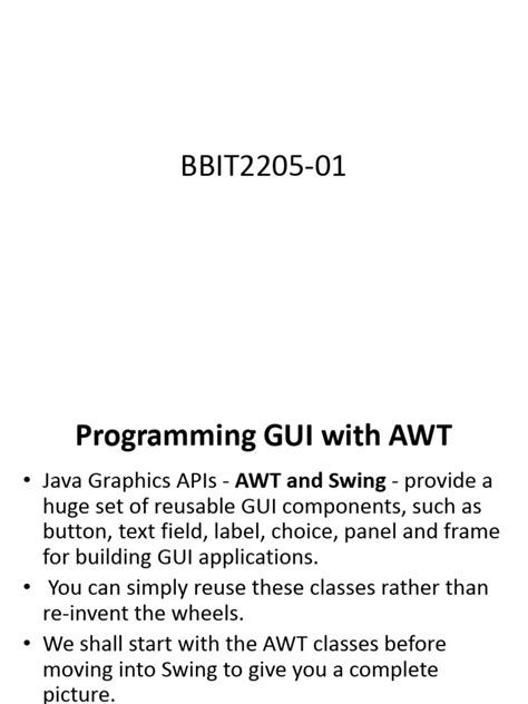 Bbit2205 01 Awt 2024 Pdf Class Computer Programming Window