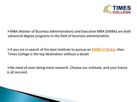 Ppt Understanding The Difference Between Mba And Executive Powerpoint Presentation Id12242318