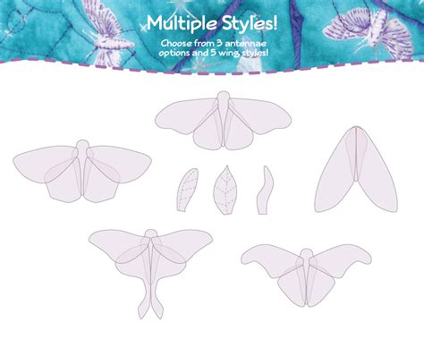Moth Plush Sewing Pattern Digital Download Spider Sewing Pattern