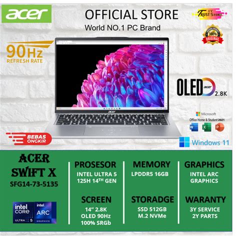 Promo Acer Swift Go Sfg Ultra H Gb Gb Ssd W Ohs K Srgb Win