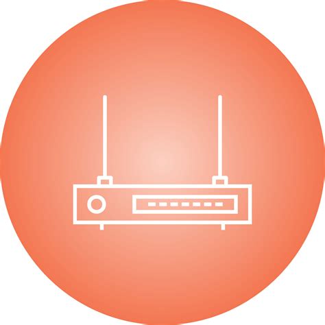Unique Wifi Router Vector Line Icon Vector Art At Vecteezy