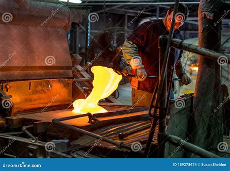 Glass Worker Reparing Glass Window Editorial Image