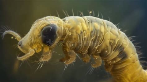 A Microscopic Snapshot Of A Single Larva With A Bulbous Head And A Long Thin Body The Is Shown