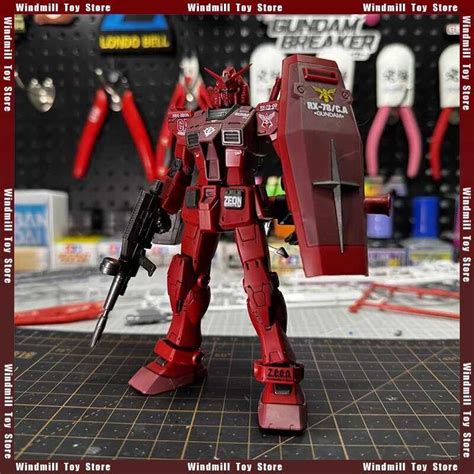 Mobile Suit Char Aznable Hg 012 Rx 78 2 Mg Anime Action Figure Pvc Mobile Suit Statue Model