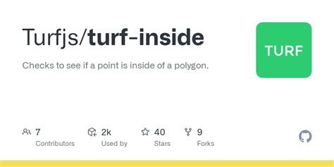 Github Turfjsturf Inside Checks To See If A Point Is Inside Of A Polygon