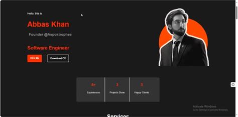 Portfolio Html Css Javascript Fontawesome Webdevelopment Abbas I Khan 12 Comments