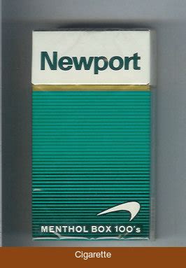 Newport Lights Menthol Green And White 100s Cigarettes Soft Box Tobaccove