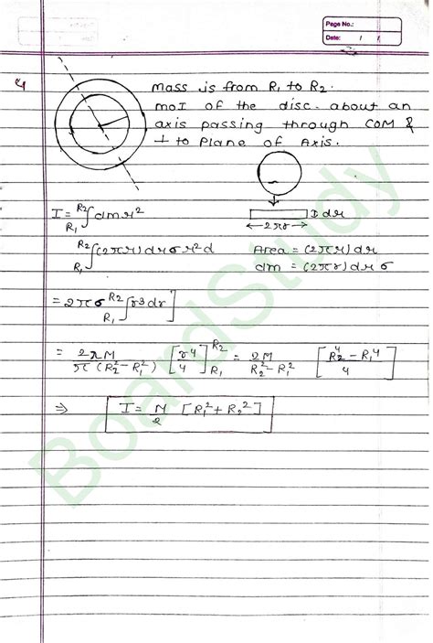 Ncert Class 11 Physics Chapter 6 Systems Of Particles And Rotational Motion Notes Pdf