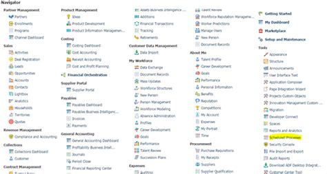 Create Ess Job In Fusion For Bip Report Clarity Consulting