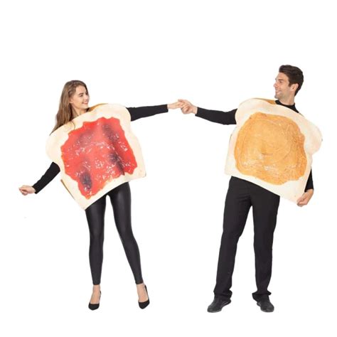 Fun Adult Peanut Butter And Jelly Halloween Costume