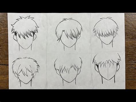 How To Draw Male Hair Anime