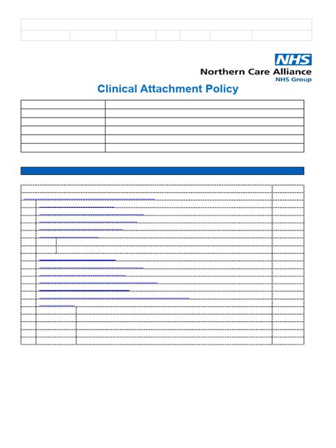 Clinical Attachment Policy Nca 10 2020 Pdf Physician