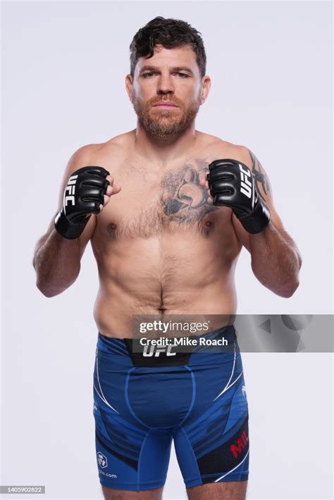 Jim Miller Poses For A Portrait During A Ufc Photo Session On June