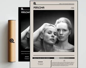 Persona Ingmar Bergman Poster Etsy