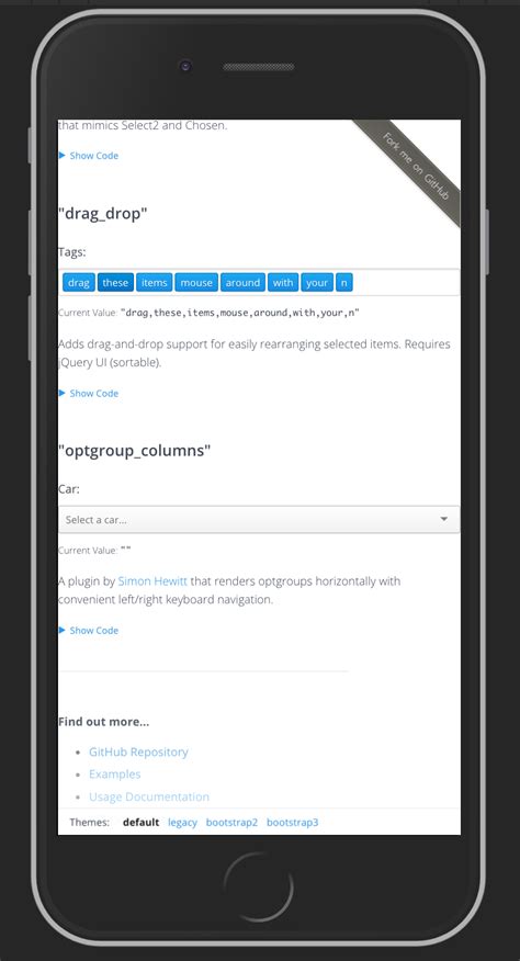 No Option To Select Value In Between 2 Selected Items In Mobile · Issue 1525 · Selectize