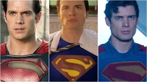 Tom Welling Henry Cavill And David Corenswet Can All 3 Supermen Unite