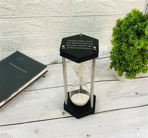 Engraved Hourglass Unity Hourglass Engraving Sand Timer Custom Engraved