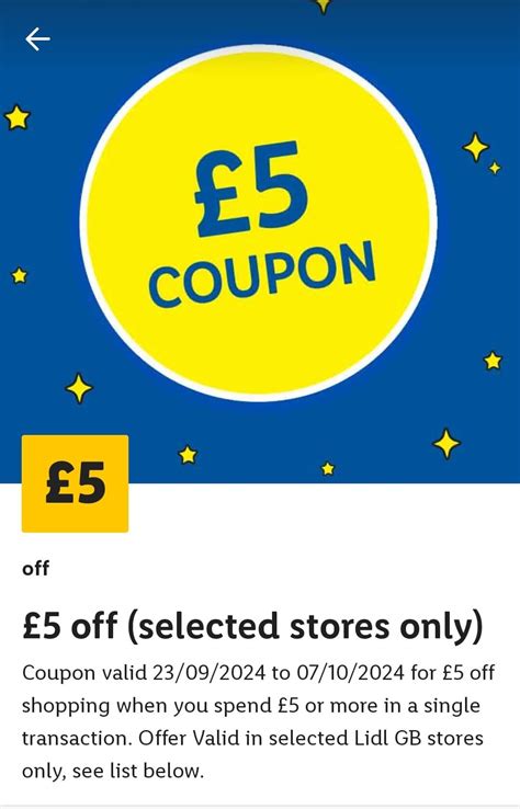 Free £5 Off Lidl Code Expired ⋆ Star Freebies