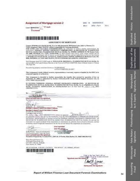 Document Fraud Report Submitted By Bill Freeman Williamfreeman3