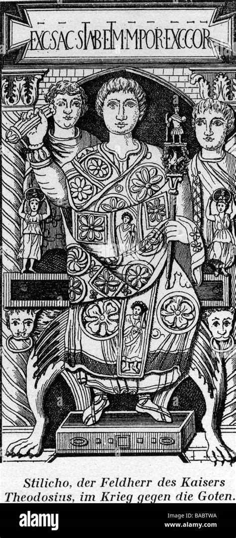 Stilicho Flavius Circa 365 22 8 408 Roman General And Politician