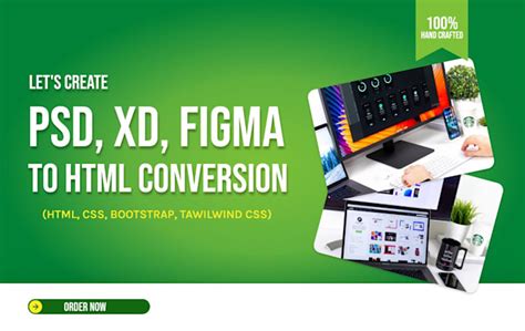 Convert Psdfigmaxdpdfsketch To Html Css Tailwind Bootstrap