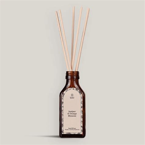 Juniper And Orange Blossom 100ml Reed Diffuser Luxury Fragrance