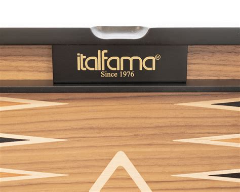 Italfama Folding Wooden Backgammon Set With Protective Bag G446