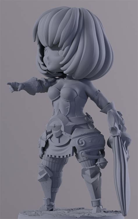 Chibi Another Random 3d Model 3d Printable Cgtrader