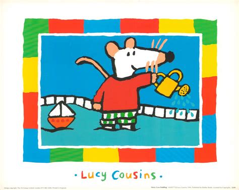 Maisy Goes Paddling 1994 By Lucy Cousins 10 X 12 Inches Art Print