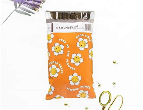 100 Designer Poly Mailers Plastic Envelopes Shipping Bags Custom