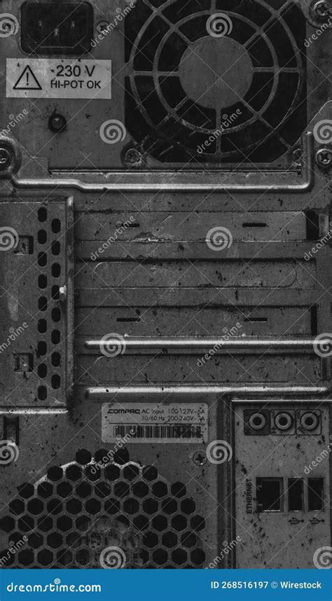 Vertical Grayscale Shot Of A Processor Editorial Photography Image Of