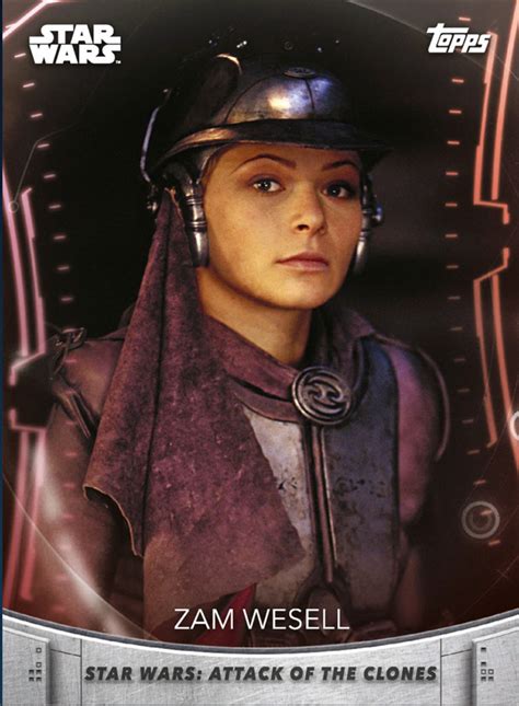 Zam Wesell Topps Women Of Star Wars Star Wars Card Trader Wiki