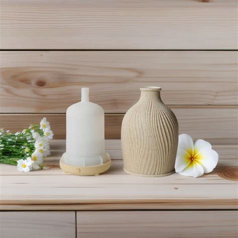Led Light Vase Aromatherapy Essential Oil Diffuser Ahuru