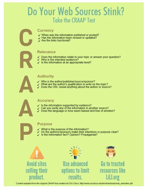 How To Tell If A Source Is Credible Evaluating Information Sources