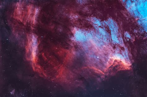 Ic 5070 Pelican From Bortle Class 6 Backyard Rastrophotography