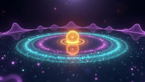 Free Quantum Ballet Visualized Image Quantum Nucleus Orbital