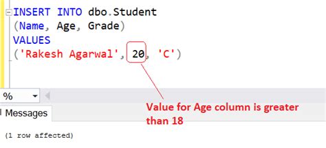 Sql Server Check Constraint Sql Bi Tutorials