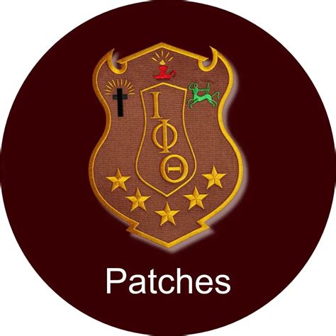 Iota Phi Theta Patches ΙΦΘ Iron On And Chenille Patches Bettys