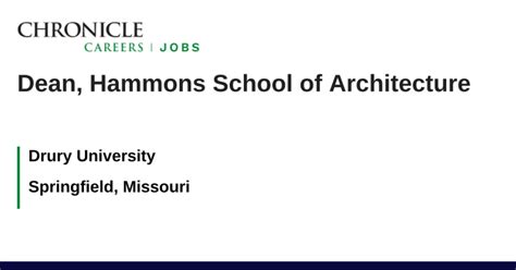 Amanda Snelson Aia Leed Ap On Linkedin Dean Hammons School Of Architecture Springfield