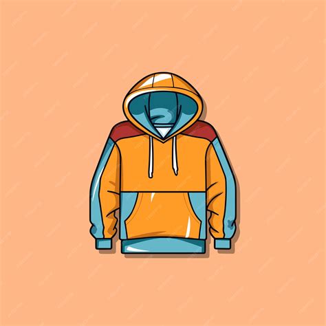 Premium Vector Hoodie Vector Clip Art Illustration