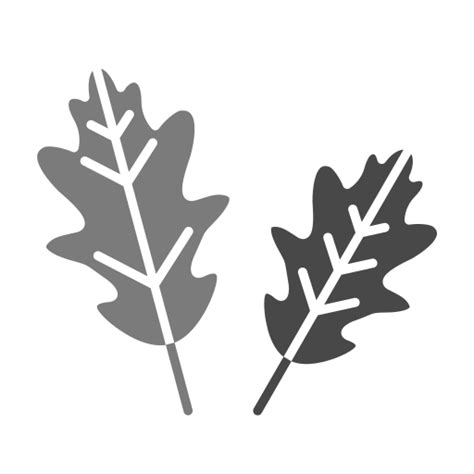 Eichenblatt Silhouette Silhouette Von Lorbeerkranz Eichenblatt