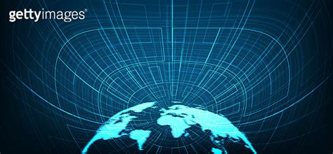 Digital Global Network System Technology Backgroundconnection And Communication Concept Design