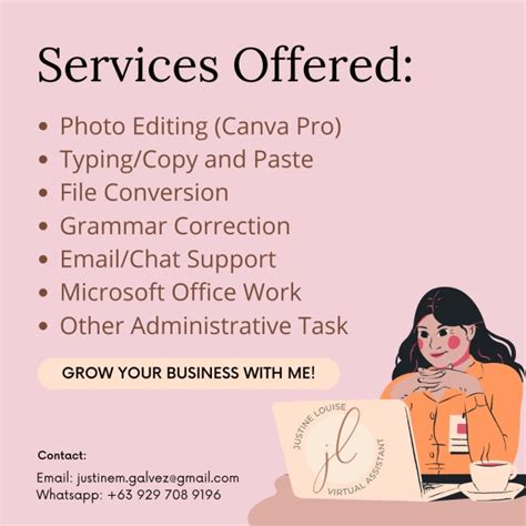 Be Your Awesome Virtual Assistant By Justinelouiseg Fiverr