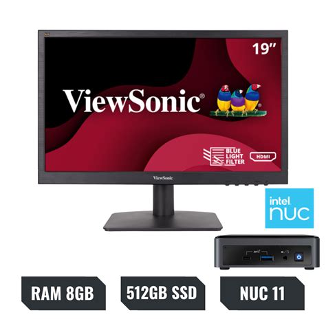 Mini Pc Punto De Venta Intel Core I5 10ma Ssd 512 M 2 Ram 8gb Monitor