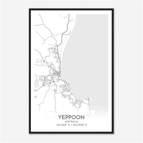 Custom Yeppoon Australia Map Poster Mapmory