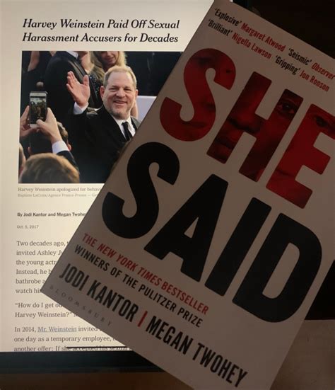 Book Review ‘she Said By Jodi Kantor And Megan Twohey Anushareflects