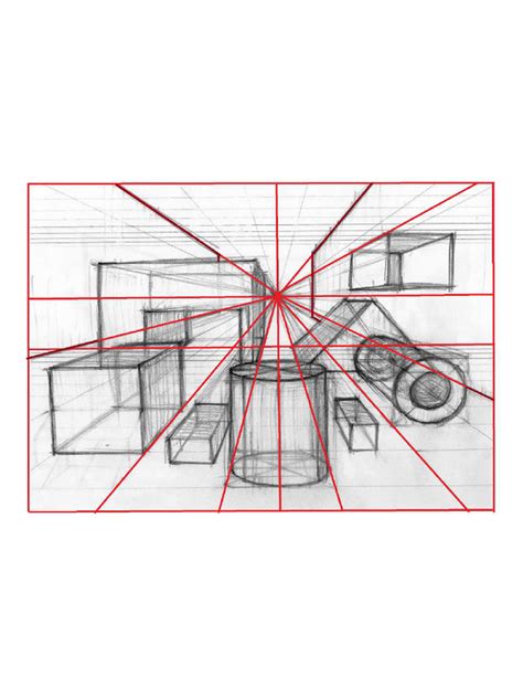 Ejemplo Perspectiva Oblicua Con Un Punto De Fuga Pdf