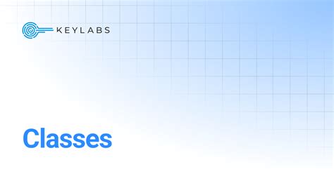 Classes Keylabs Guidelines